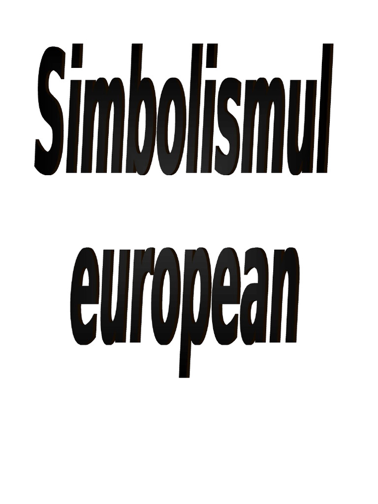 Simbolismul European | PDF