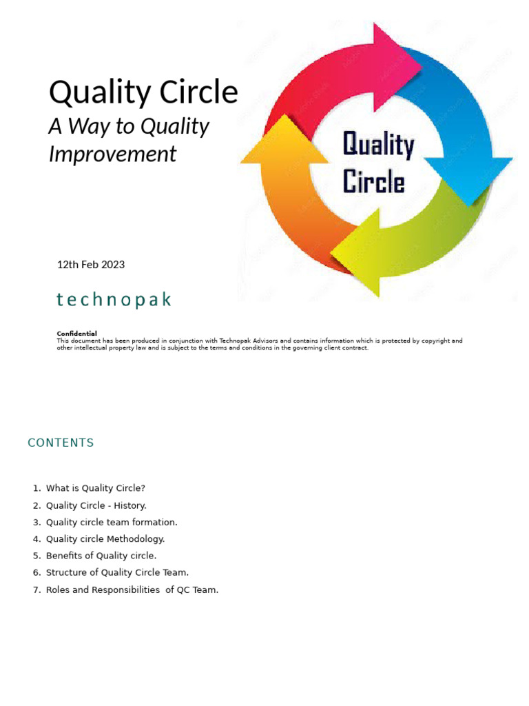 Presentation - Quality Circles - 12022024 | PDF