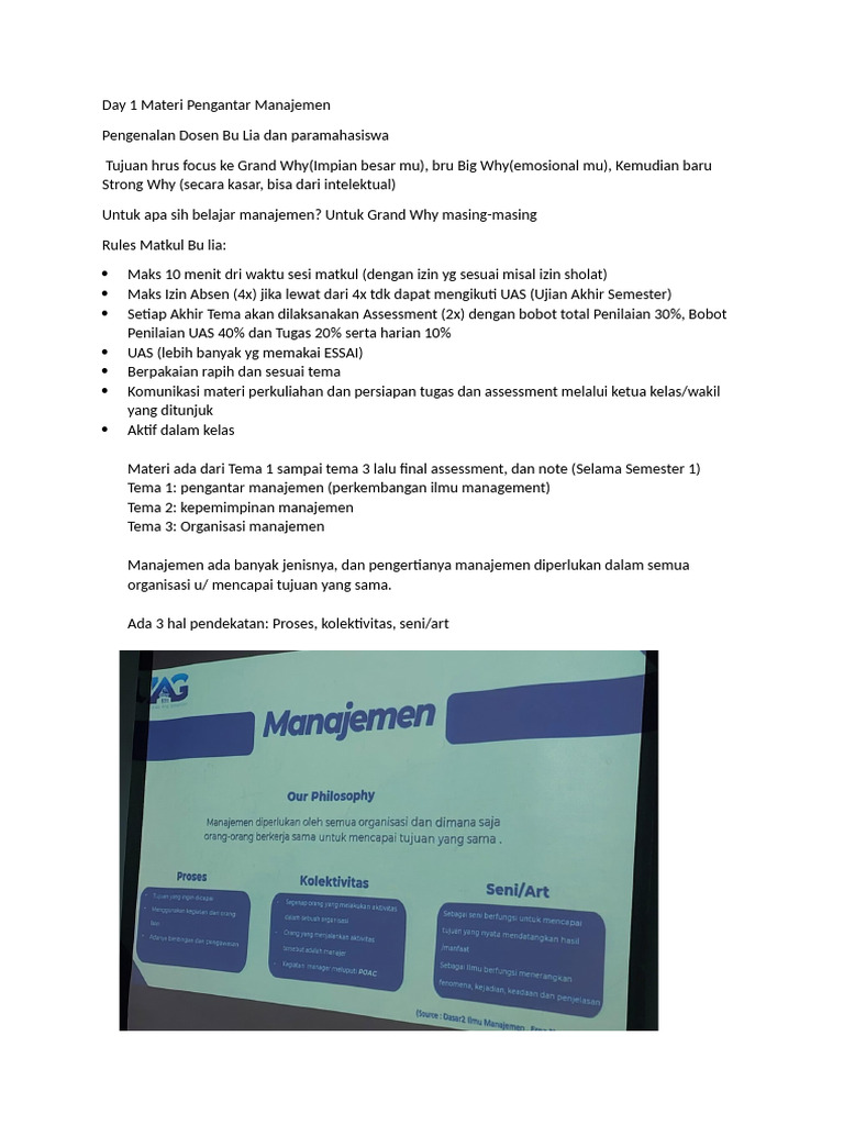 Pengantar Management Sesi 1-1 | PDF