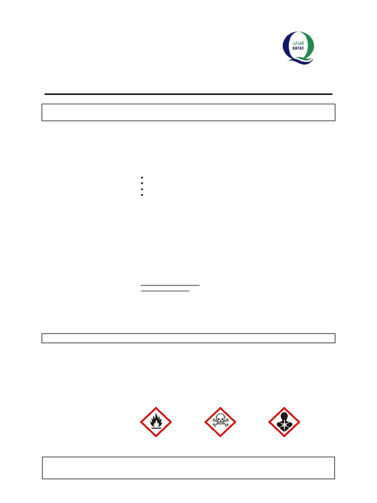 Methanol Safety Data Sheet | PDF | Methanol | Occupational Safety And ...