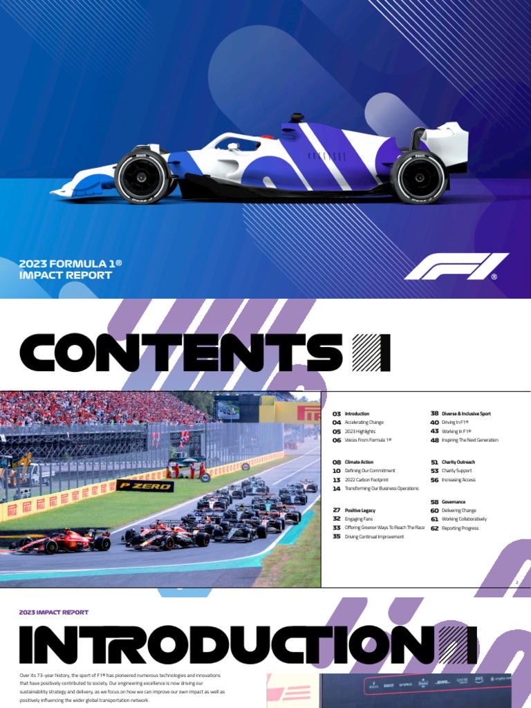 Formula 1 Impact Report - 2023 | PDF | Climate Change Mitigation ...