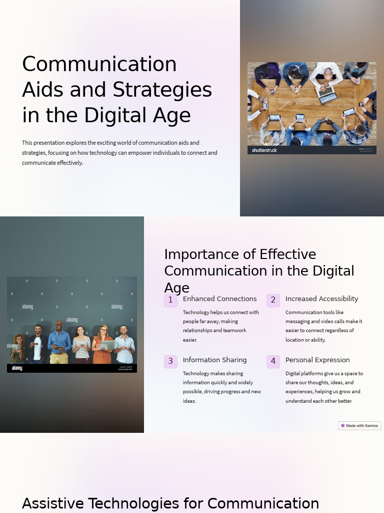 Communication Aids and Strategies in The Digital Age 3 | PDF