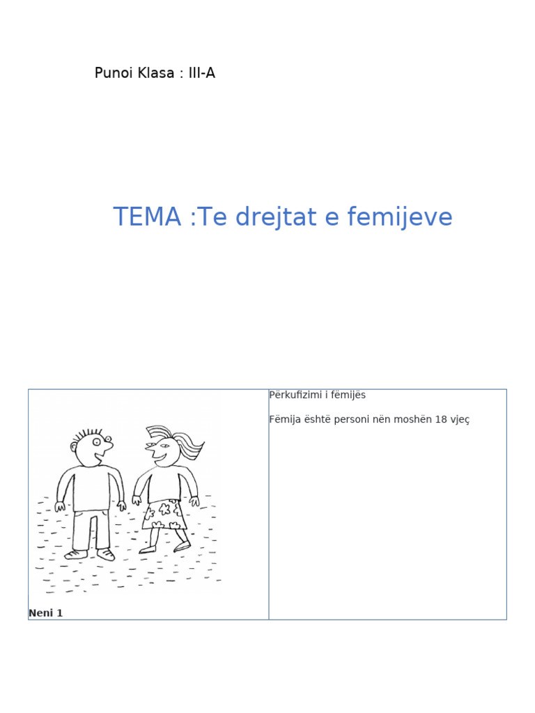TE DREJTA E FEMIJEVE | PDF