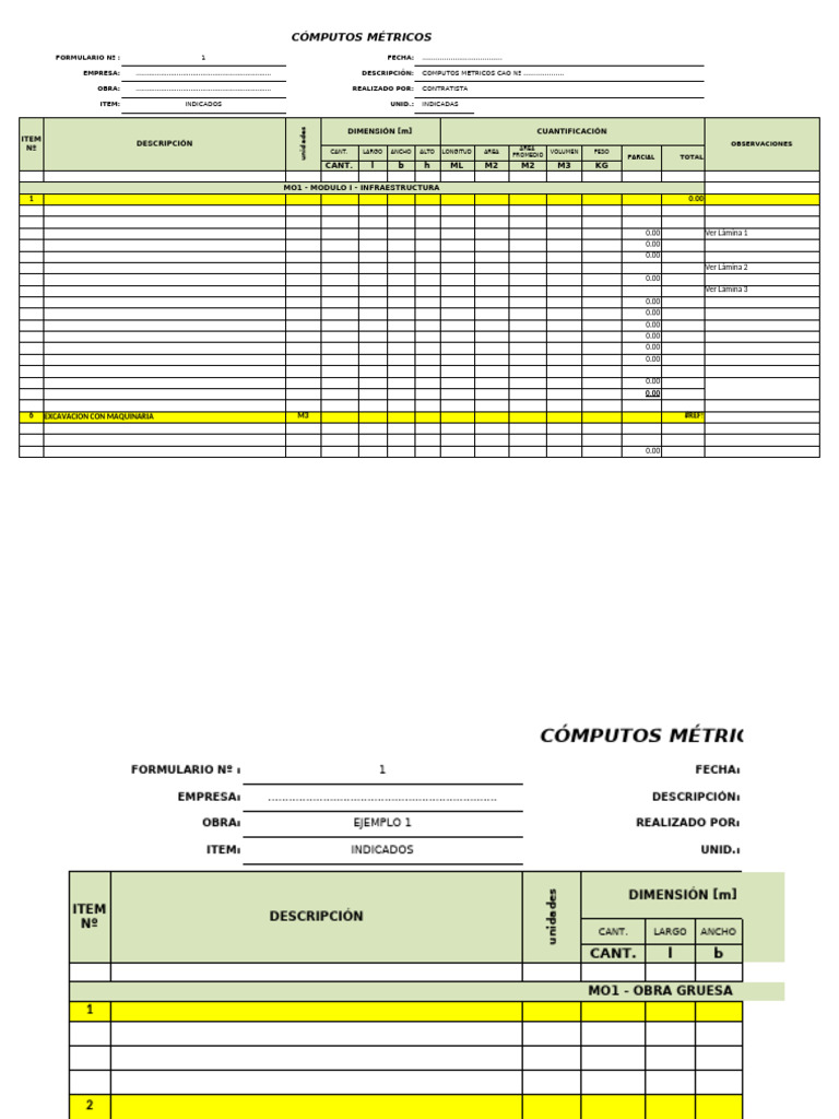 Modelo Planillas | PDF
