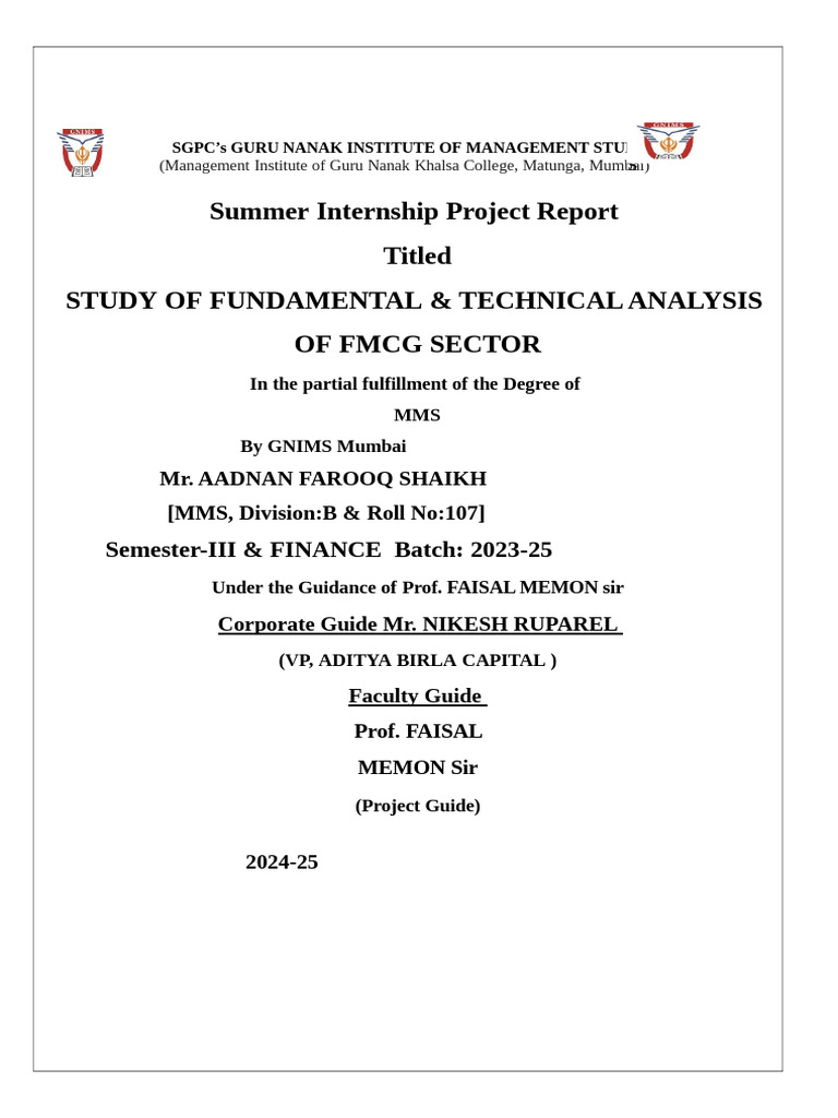 Aadnan final report (2) | PDF