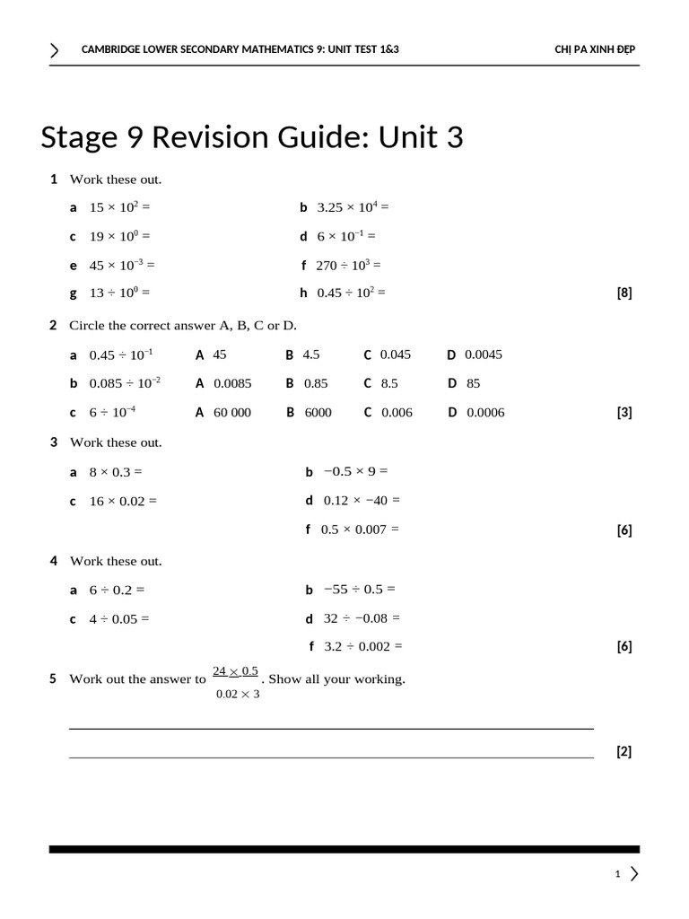 Unit 3 End of Unit Test | PDF