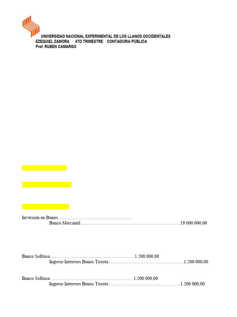 Practica de Bonos | PDF