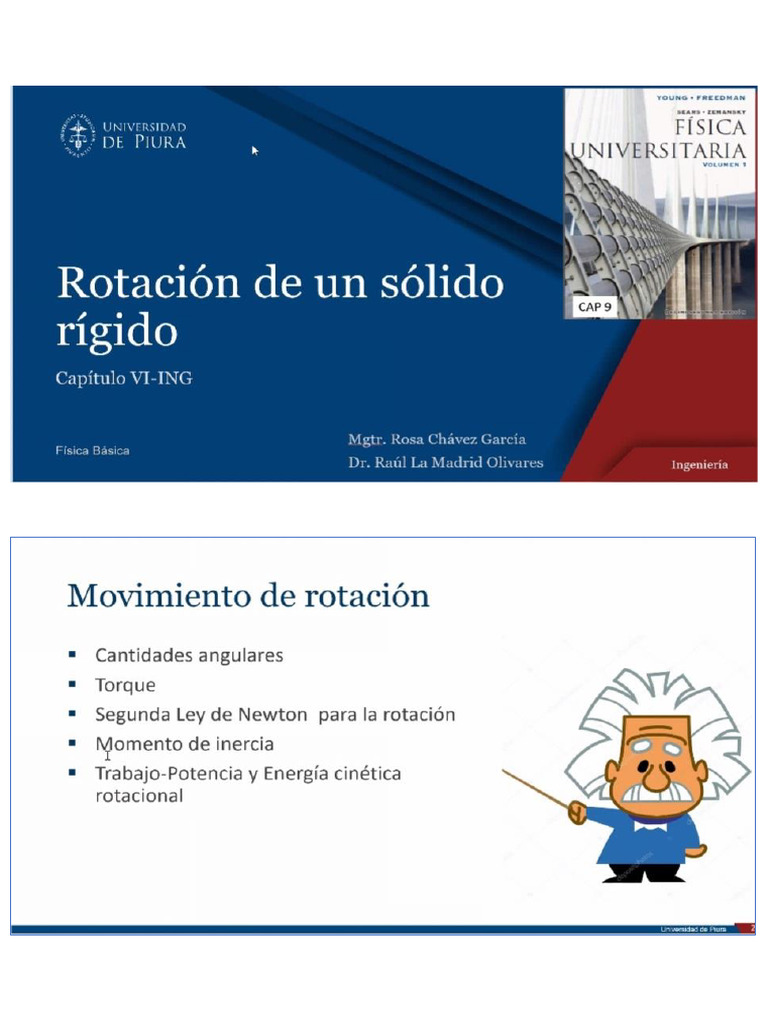 F1-Rotación de Un Sólido Rígido | PDF