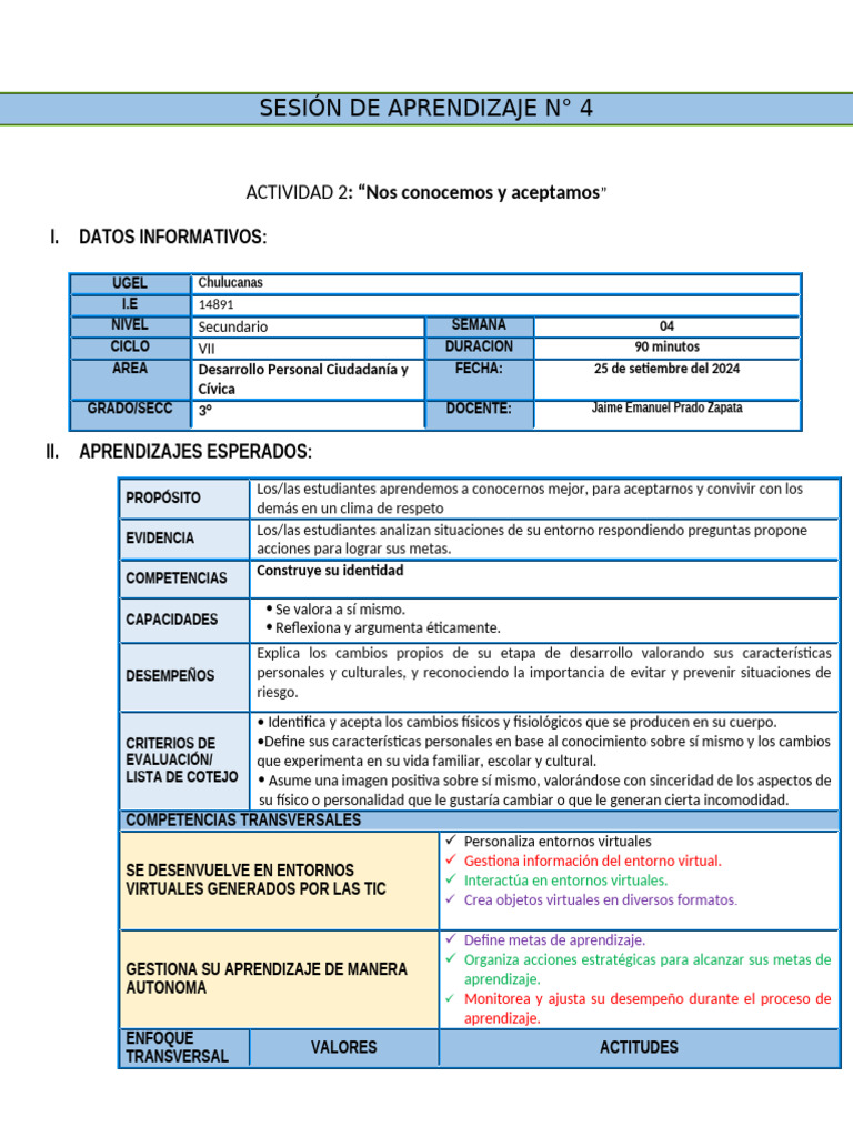 1º DPCC Ses Act. 02 Uni 01 - 2023-1 | PDF