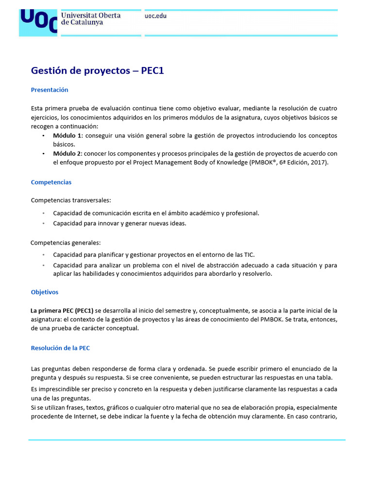 PEC1 Enunciado CAST 20231 | PDF