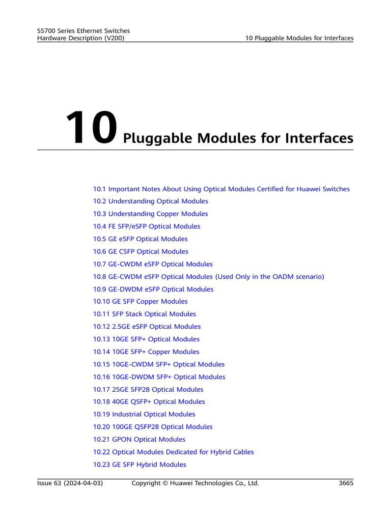 01-10 Pluggable Modules For Interfaces | PDF