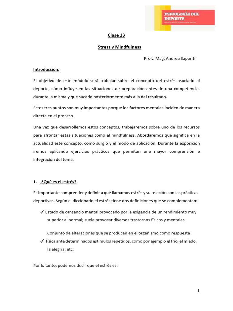 Ficha de Cátedra - Clase 13 | PDF