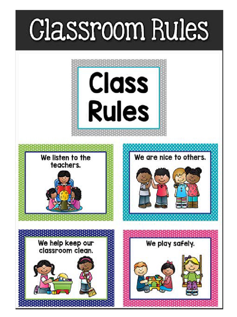 Classroom Rules | PDF