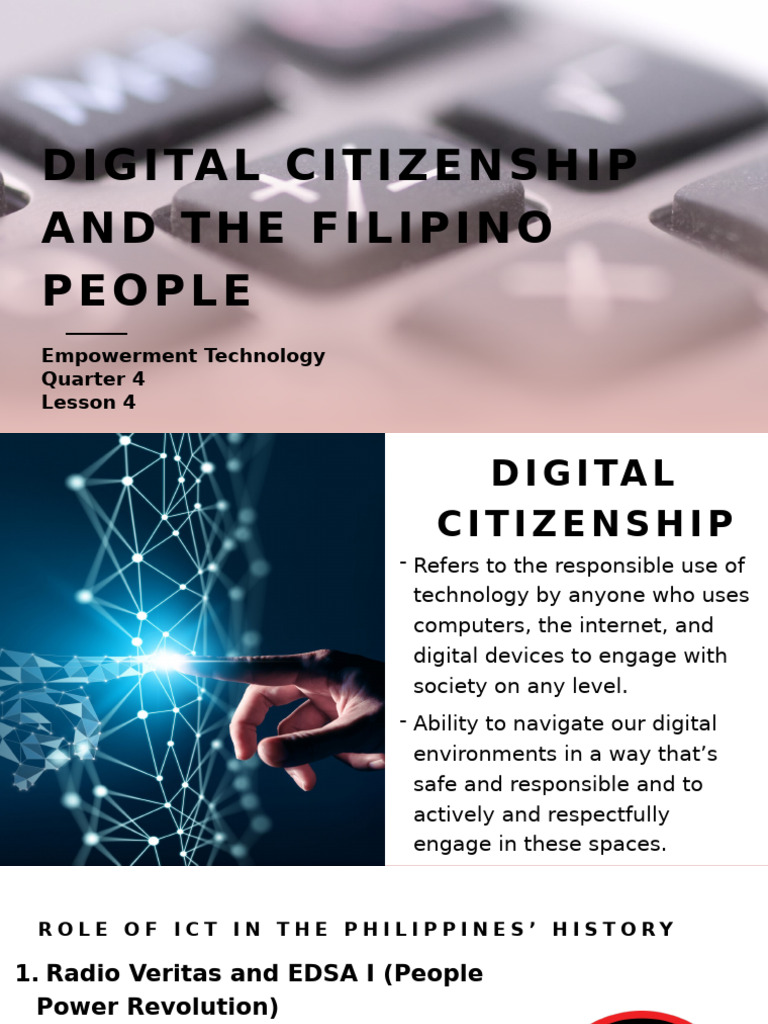 EmTech Lesson 2 Digital Citizenship | PDF