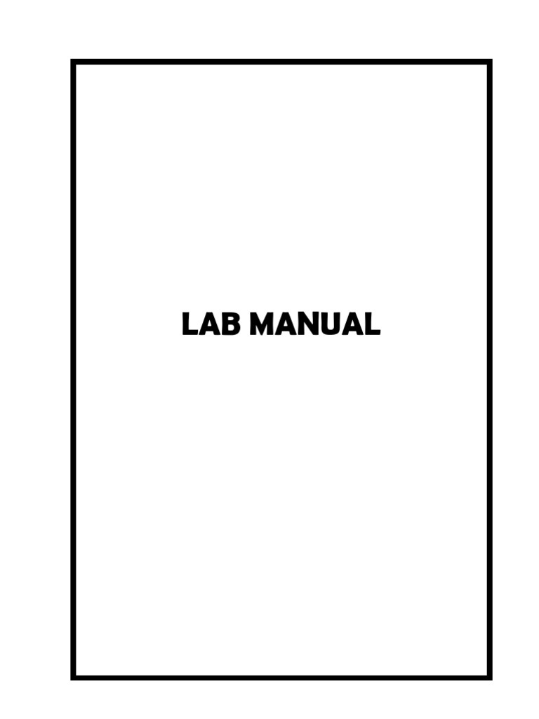 PLSC 211lab Manual | PDF