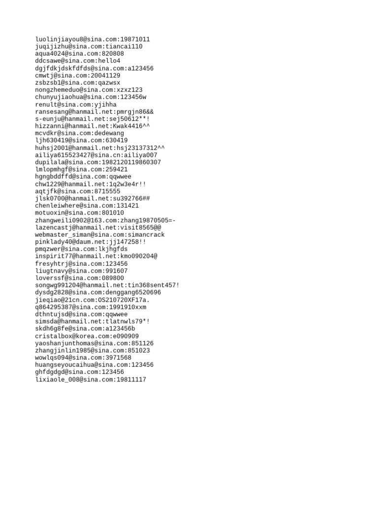 Asia Full Valid Uniq | PDF