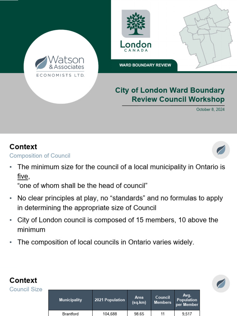 London Ward Boundary Review-Presentation | PDF