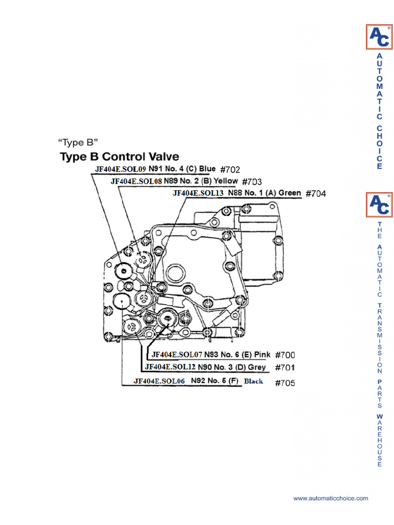 Jf404e Type B | PDF
