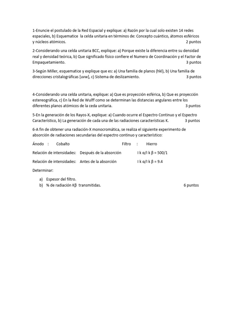 Prob. Cristalografia | PDF