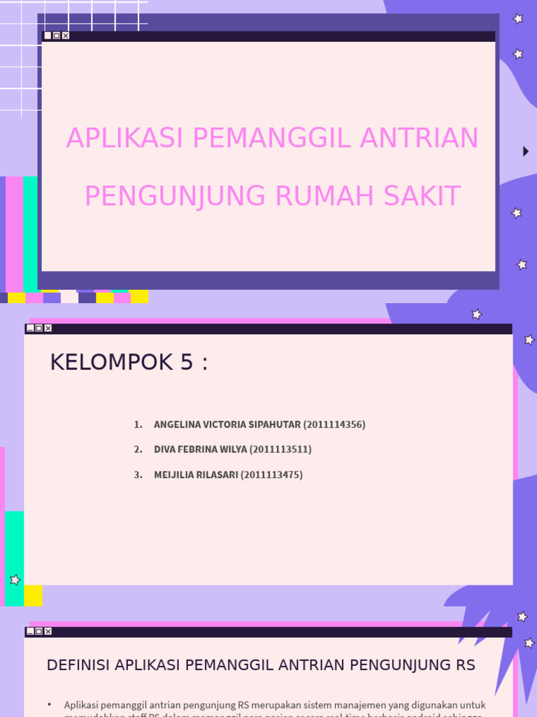 Kelompok 5 - Aplikasi Pemanggil Antrian Pengunjung RS | PDF