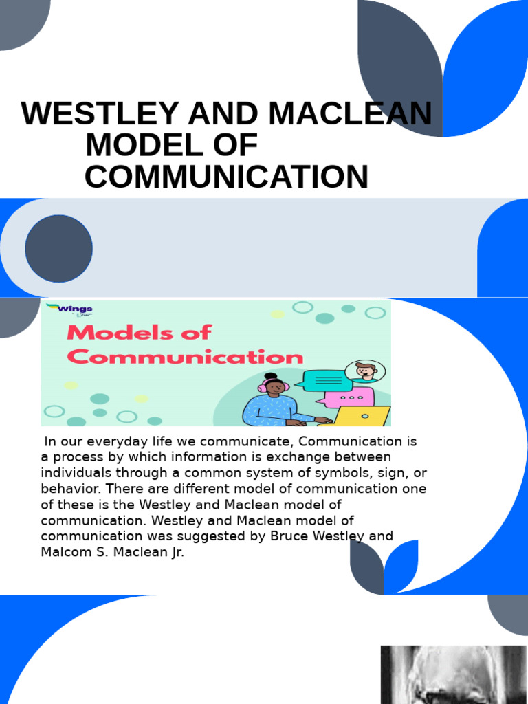 Westley and Maclean | PDF
