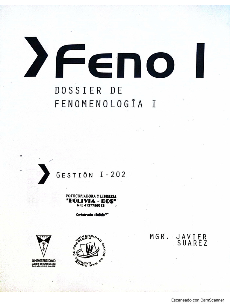 Feno 1 Libro 2semestre | PDF