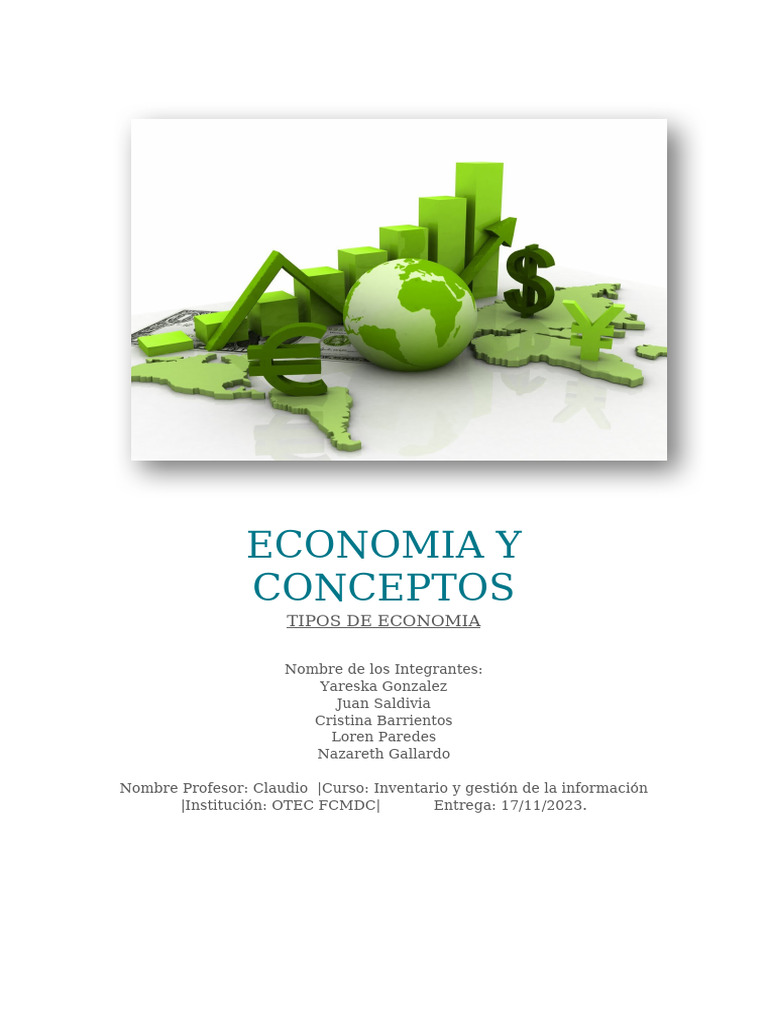 Economía y Conceptos-1 | PDF