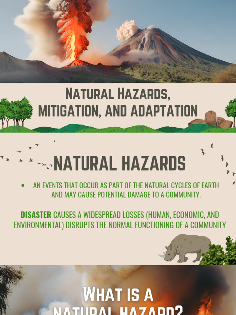 Natural Hazards Lesson | PDF