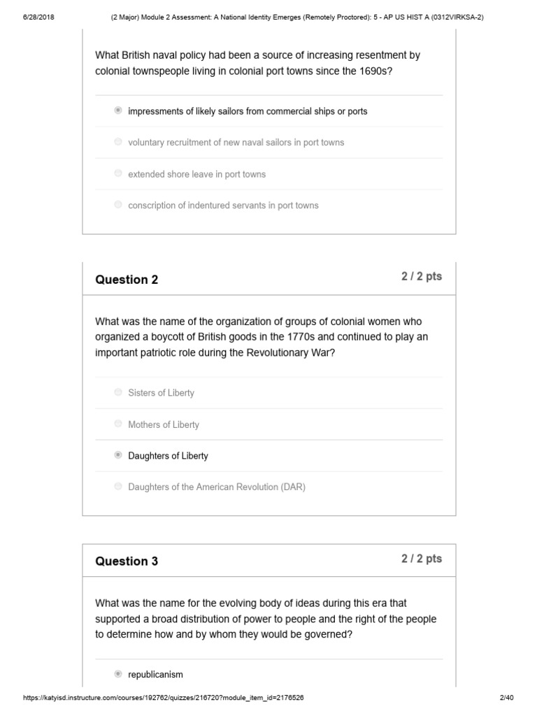 Apush Test 2 PDF | PDF | Edmund Burke | Constitutional Convention ...