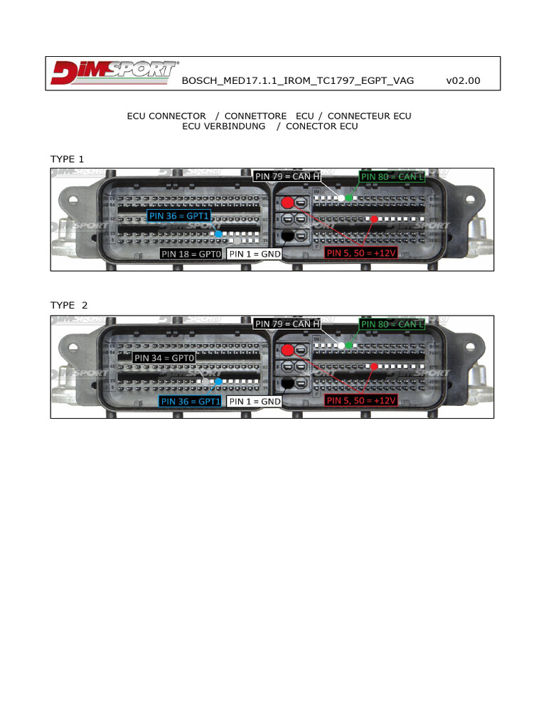Bosch Med17.1.1 Irom Tc1797 Vag | PDF