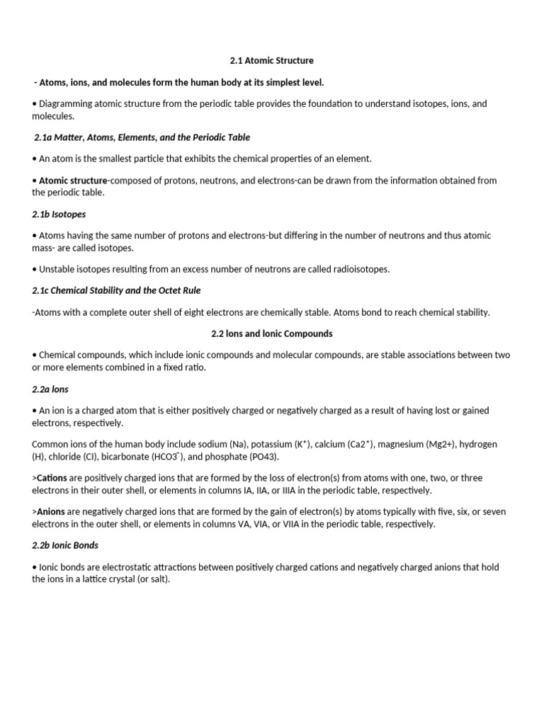 Anaphy Reviewer Chapt 2 | PDF