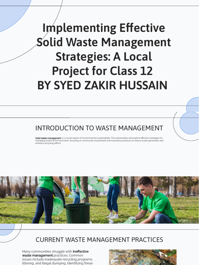 Slidesgo Implementing Effective Solid Waste Management Strategies A ...