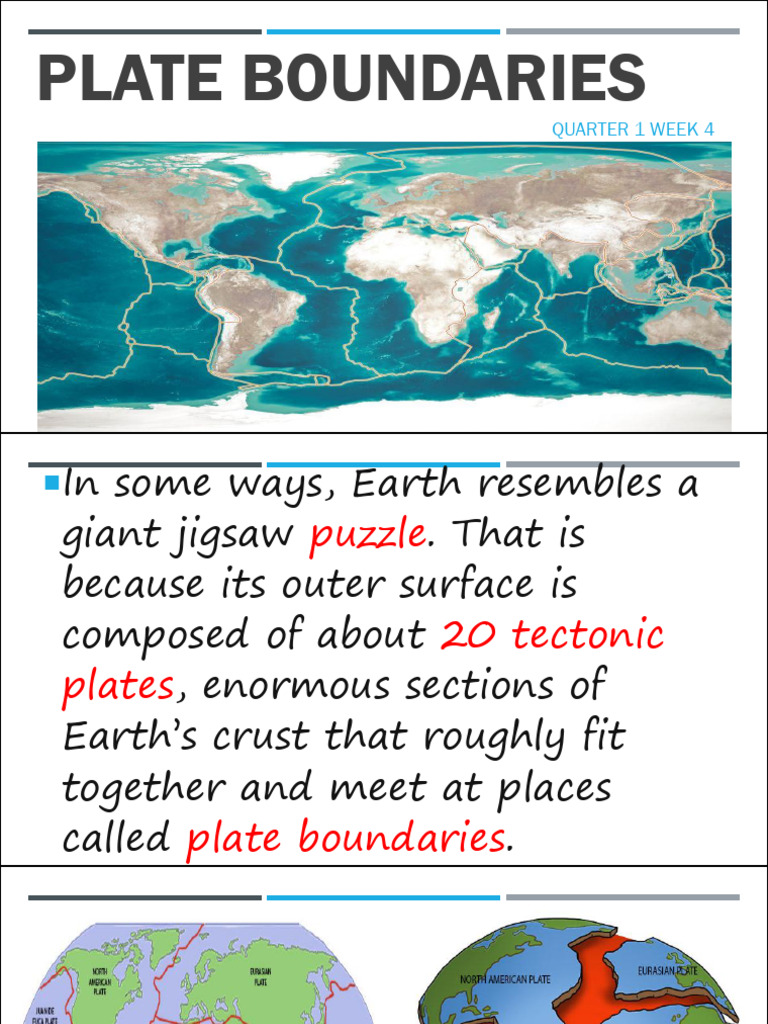 Plate Boundaries Week 4 | PDF