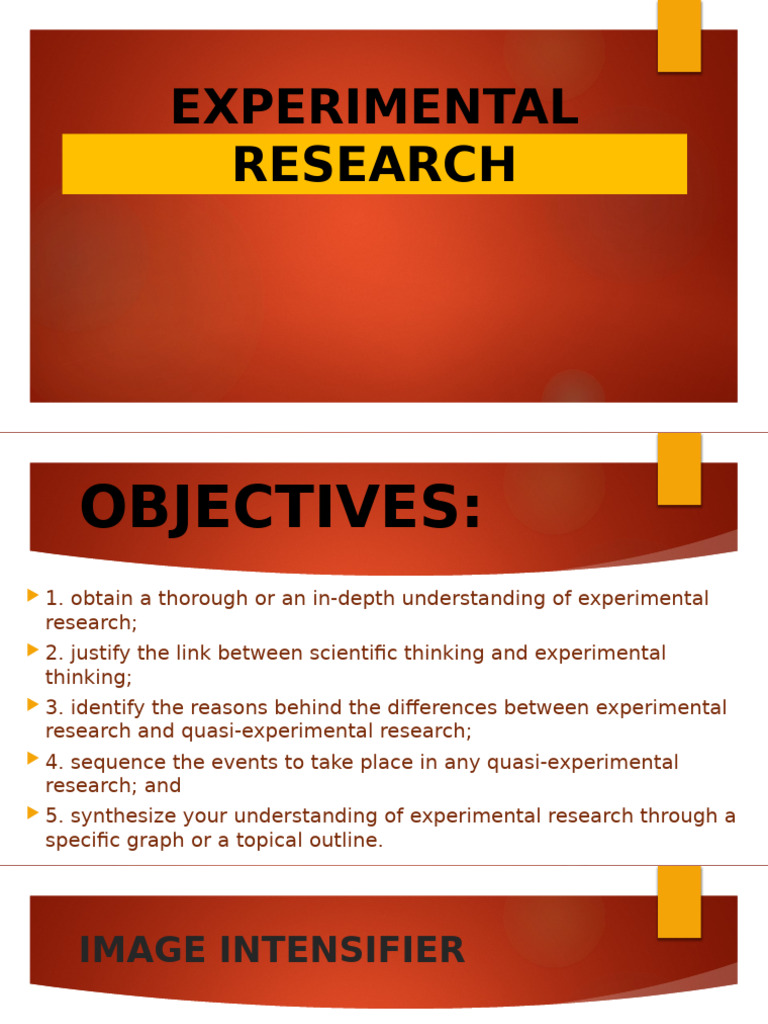 Experimental Research | PDF