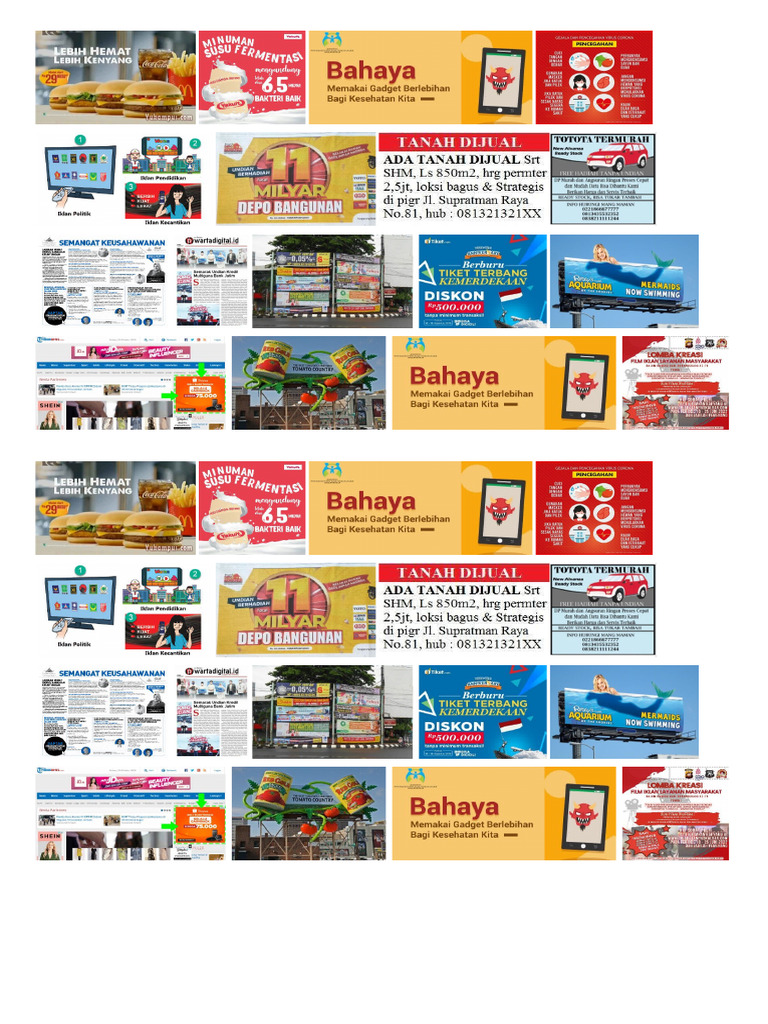 CONTOH MACAM-MACAM IKLAN | PDF