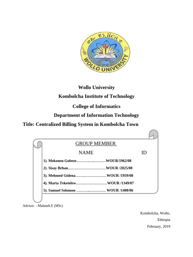 Final Project 1+ Sis 2nd Semister Edit | PDF | Use Case | System