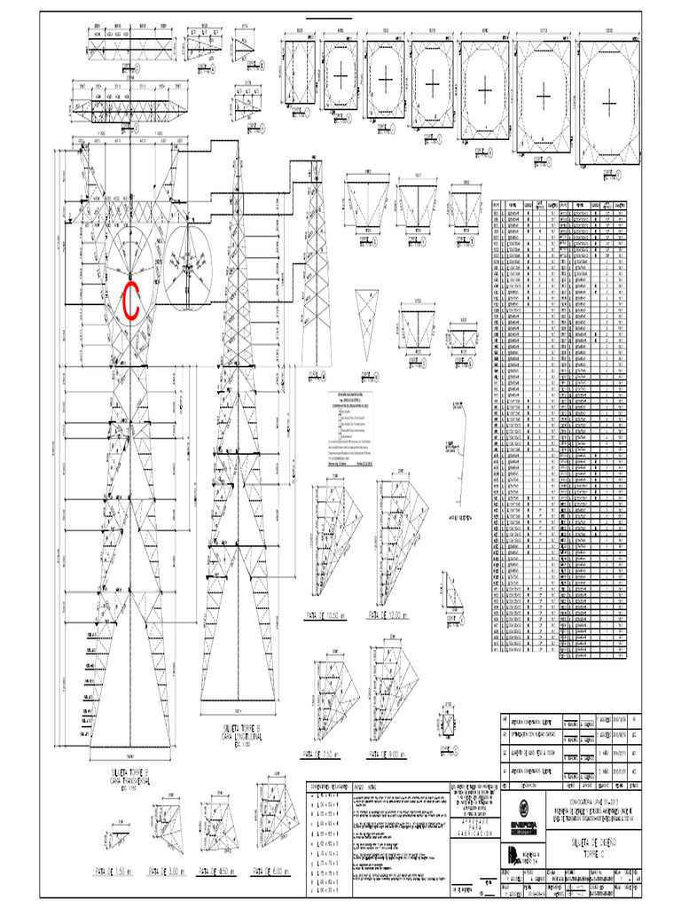EEB-U113-CT100501-L000-DIS6017-A4 Silueta Torre C | PDF