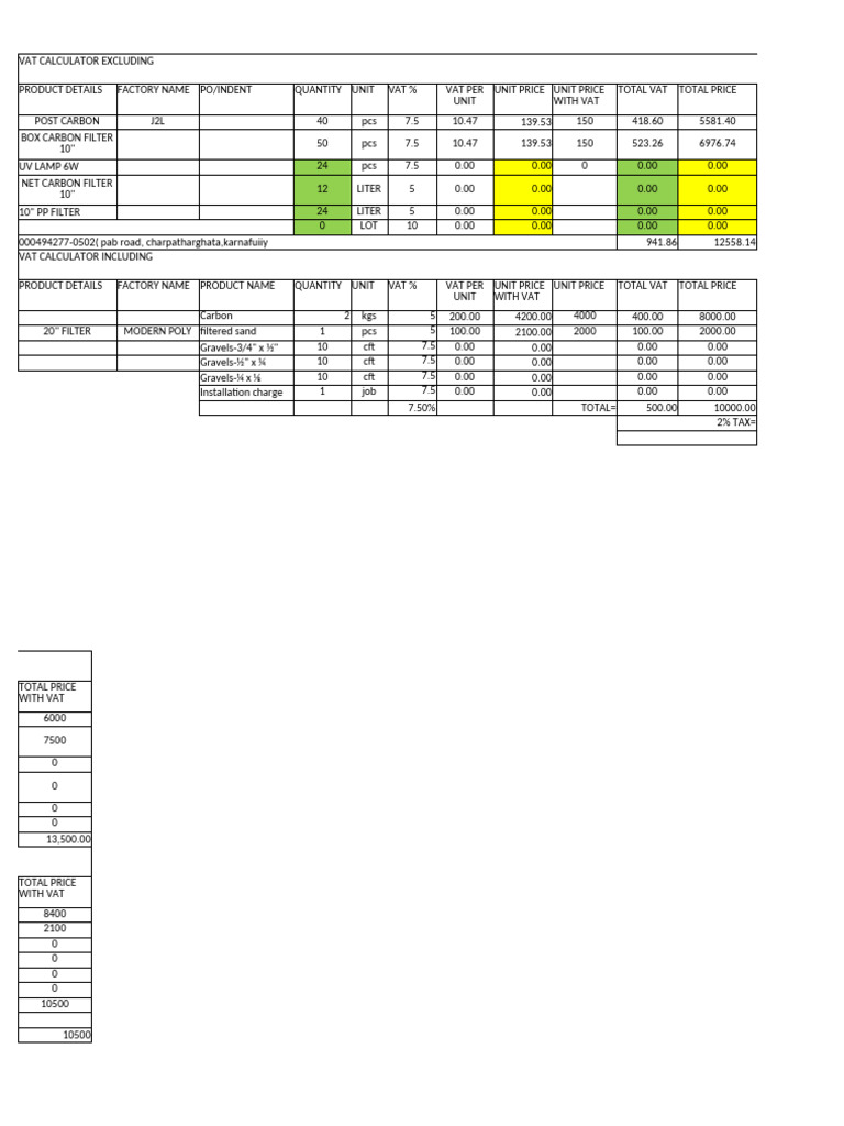 Vat Calculator | PDF