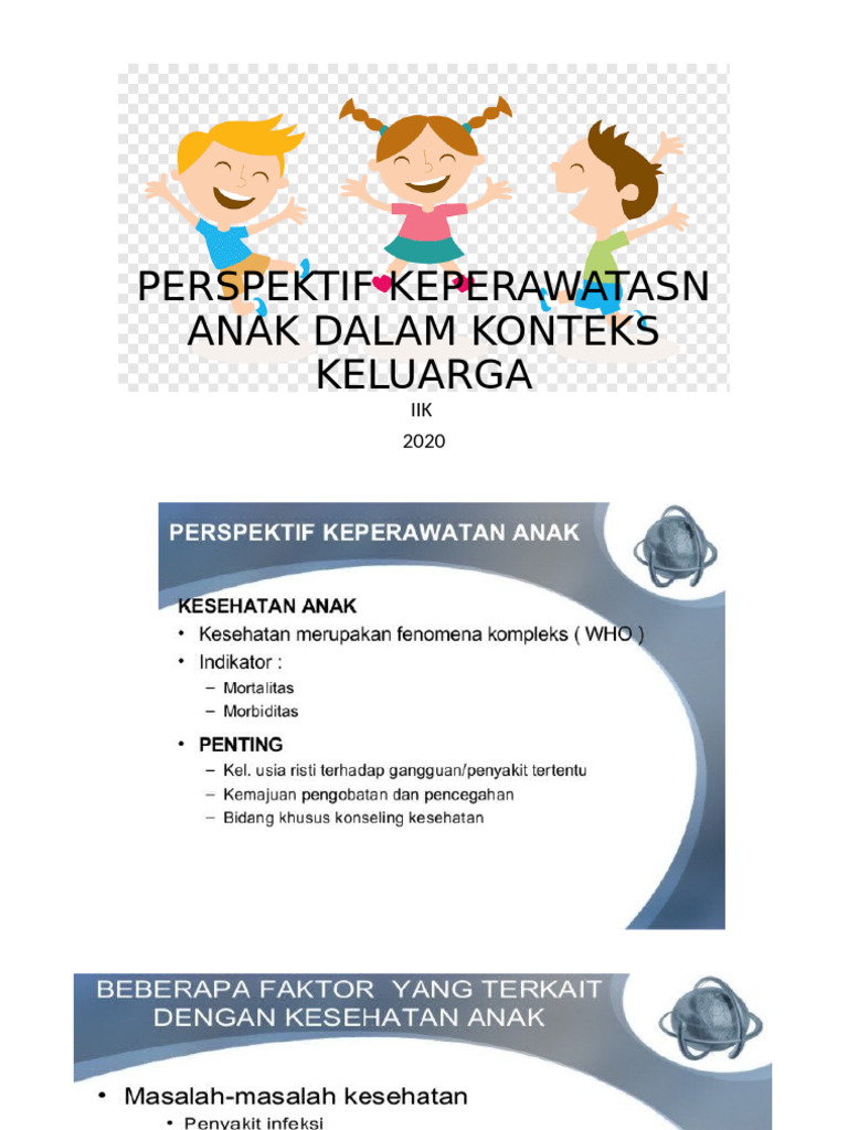 Perspektif Keperawatasn Anak Dalam Konteks Keluarga2023 | PDF