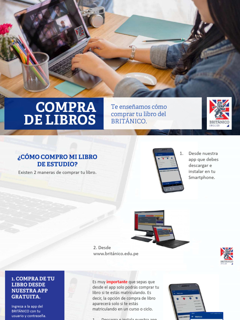 Tutorial Compra de Libros 2024 v1 | PDF | Aplicación movil | Contraseña