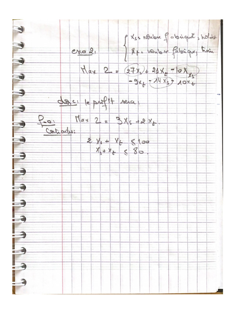 Exo 2 série supp | PDF