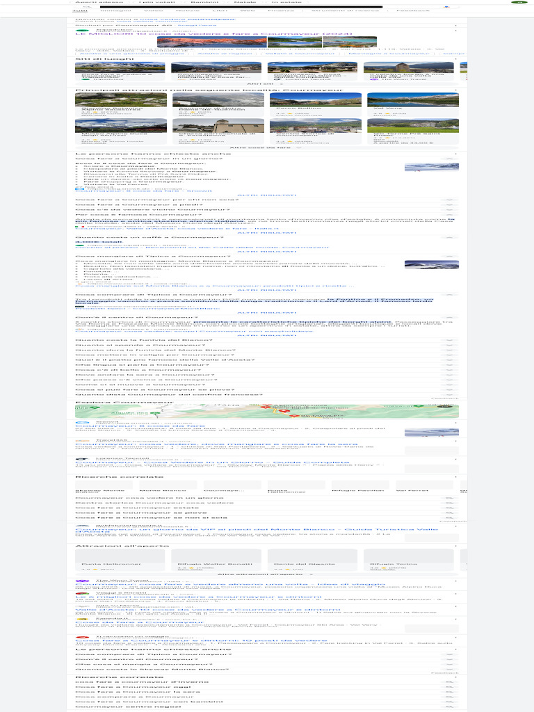 Cosa Vedere Courmayer - Cerca Con Google | PDF