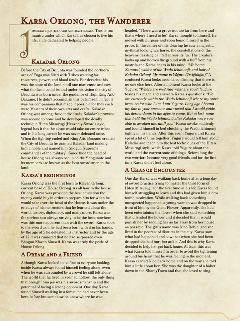 Karsa Orlong, The Batosai | PDF