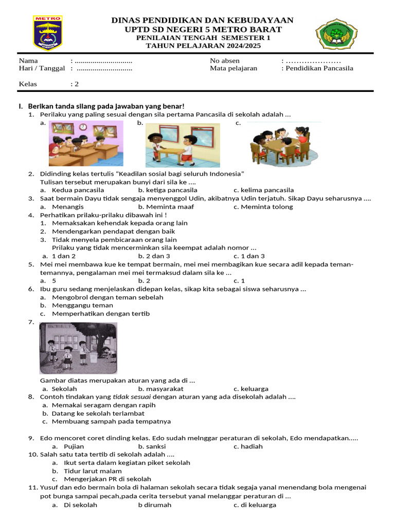 PPKN - Kelas 2 | PDF