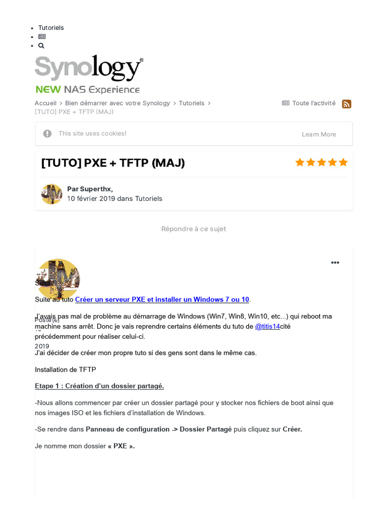 (Tuto) Pxe + TFTP (Maj) - Tutoriels - Nas-Forum | PDF