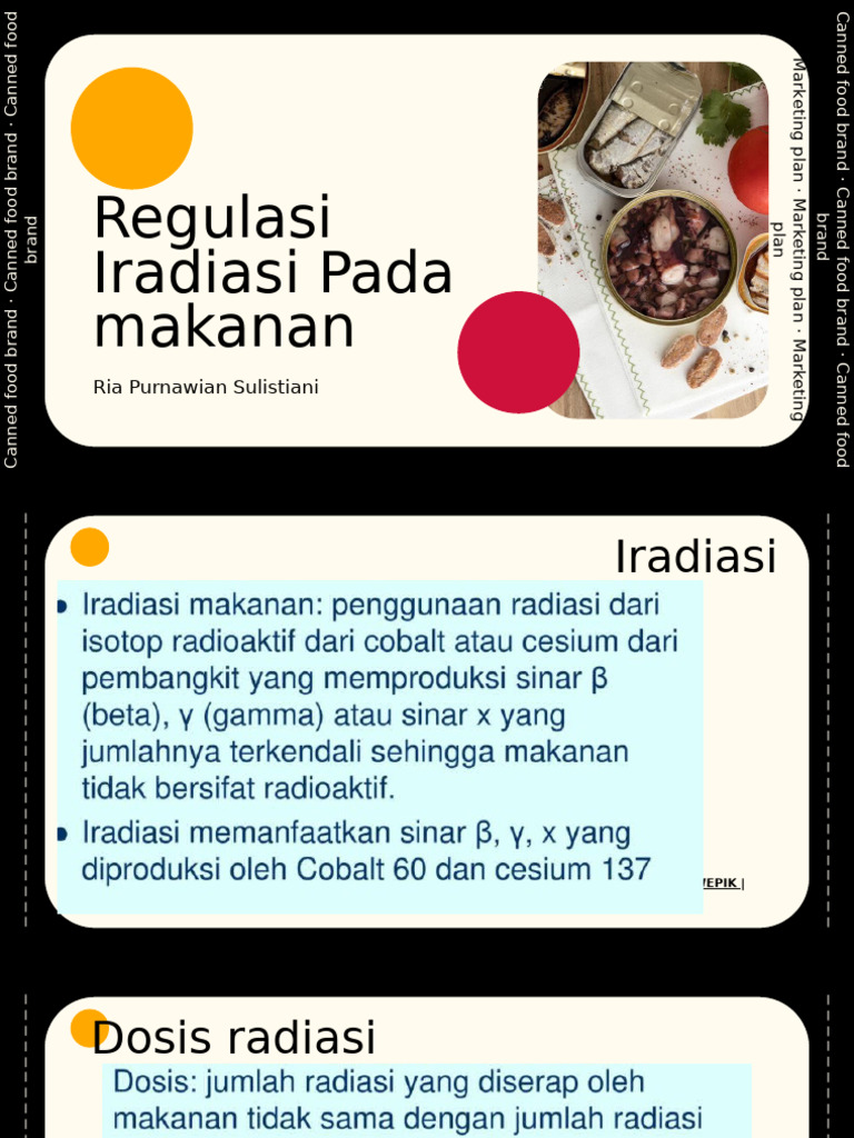 Regulasi Iradiasi Pada Makanan | PDF