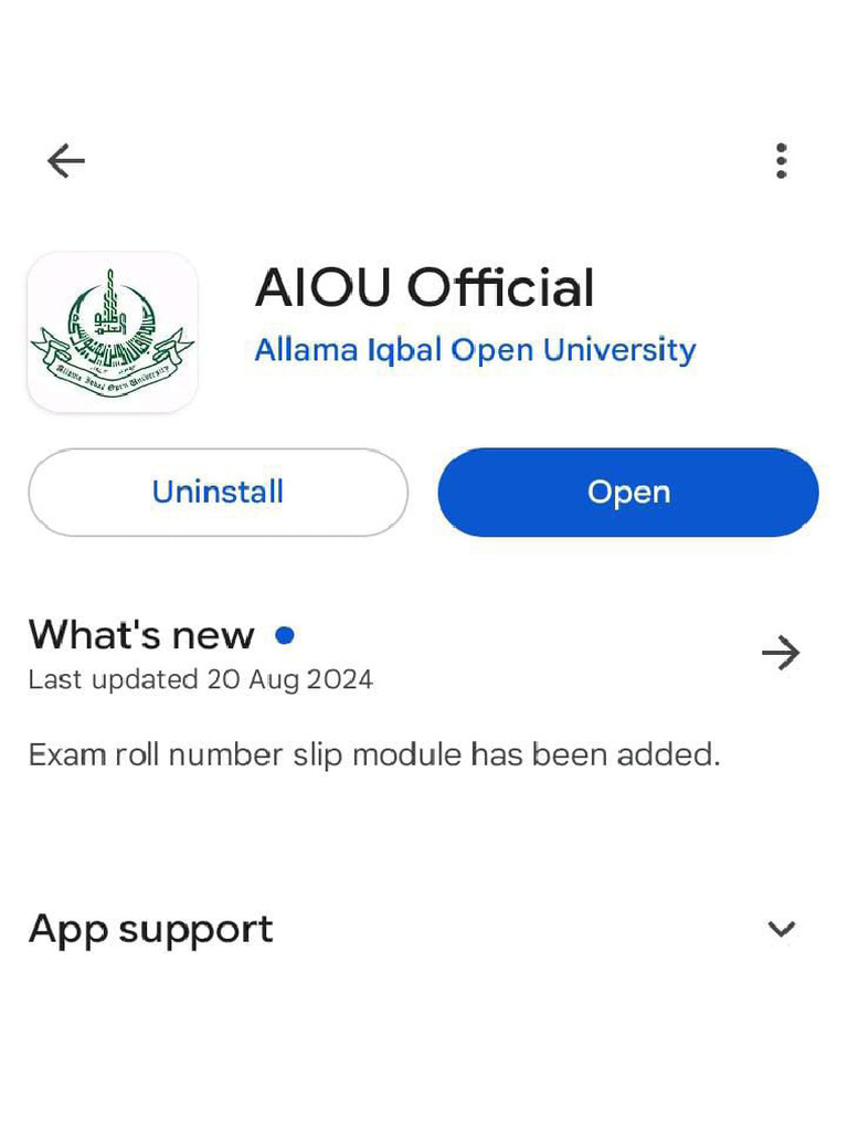 Aiou Official App Registration Method | PDF