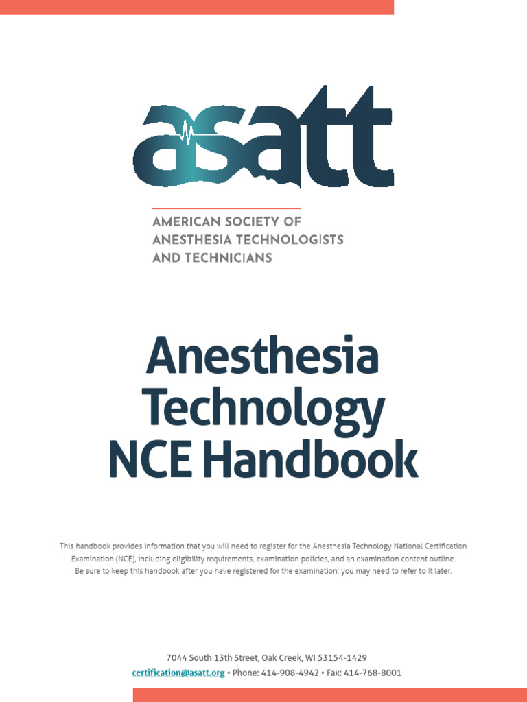 ASATT-CE Certification Handbook | PDF | Lung | Business