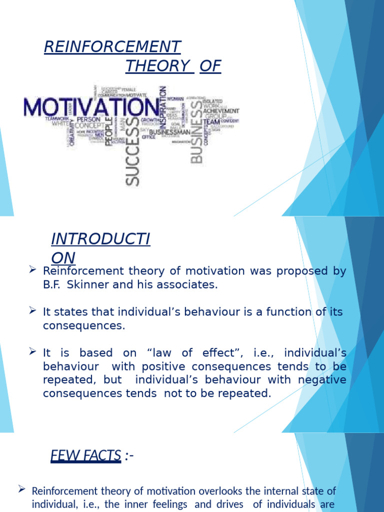 UNIT-4 Reinforcement Theory of Motivation | PDF
