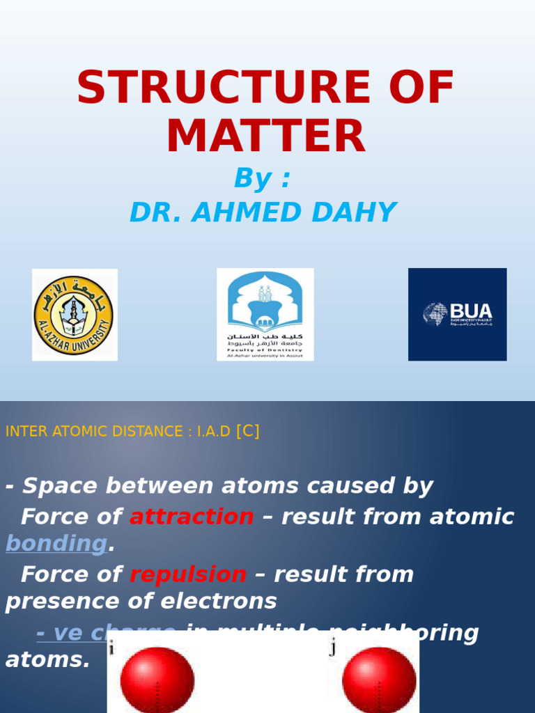 Structure of Matter | PDF